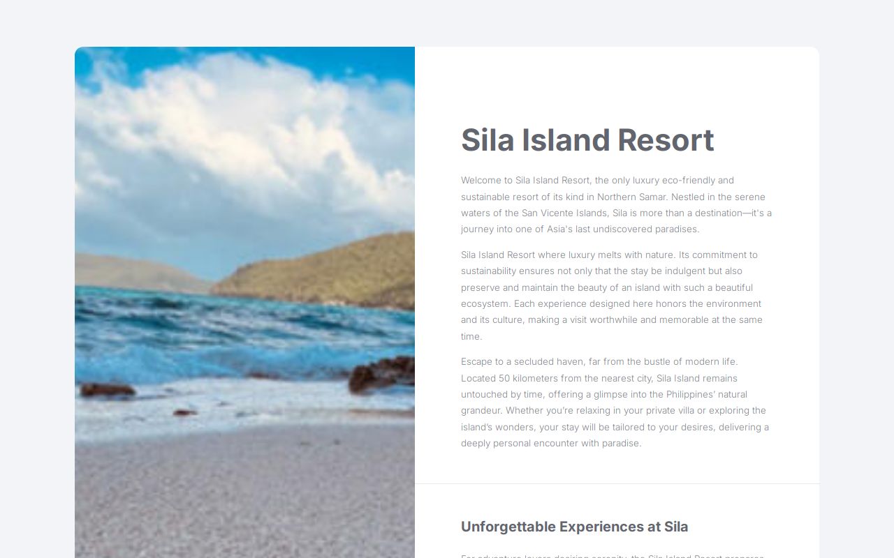Sila Island Resort